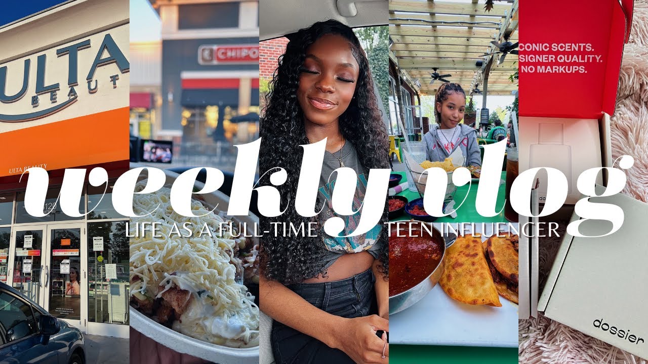 WEEKLY VLOG: life as a FULL-TIME teen INFLUENCER! | brand deals + ig ...
