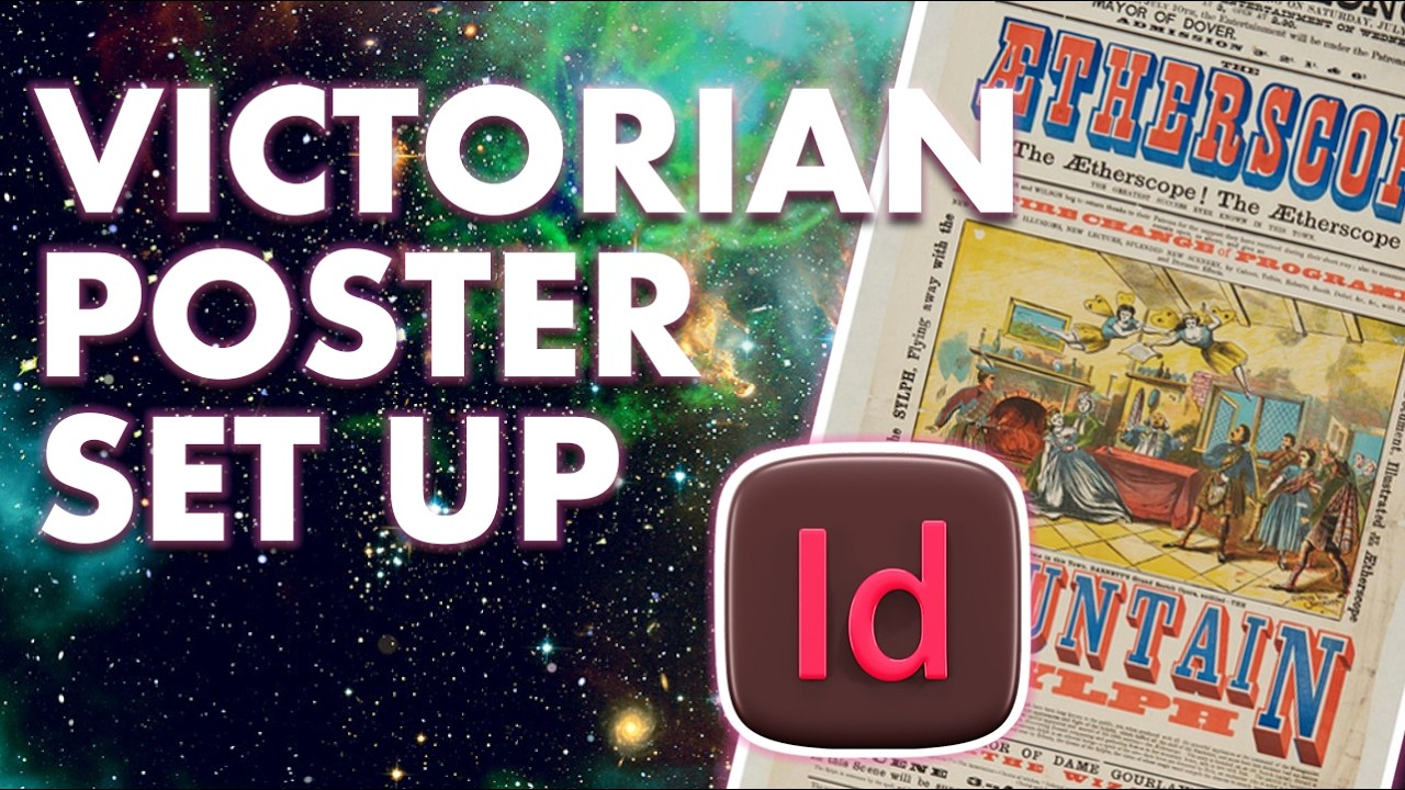 How to Set Up a Victorian Poster in InDesign – Step-by-Step Typography ...