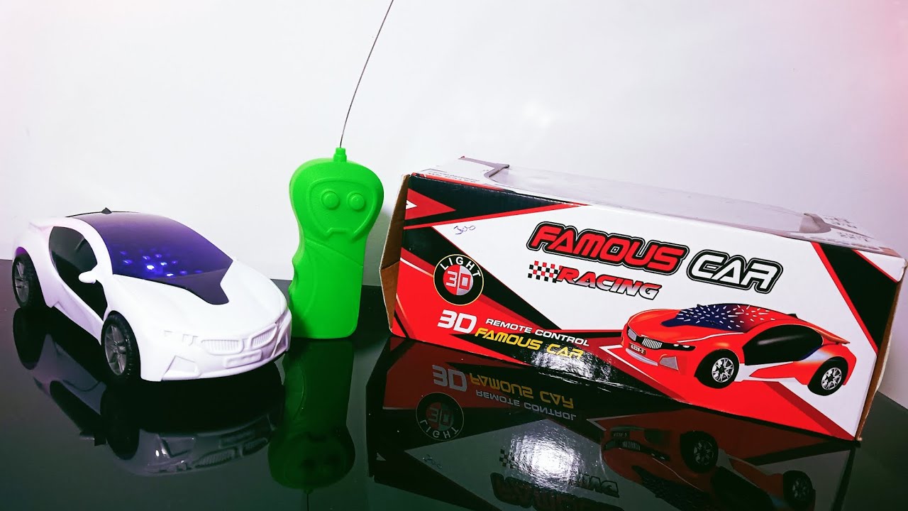 FAMOUS CAR RACING 3D Unboxing Video For BoGo TV Toy Cartoon - YouTube