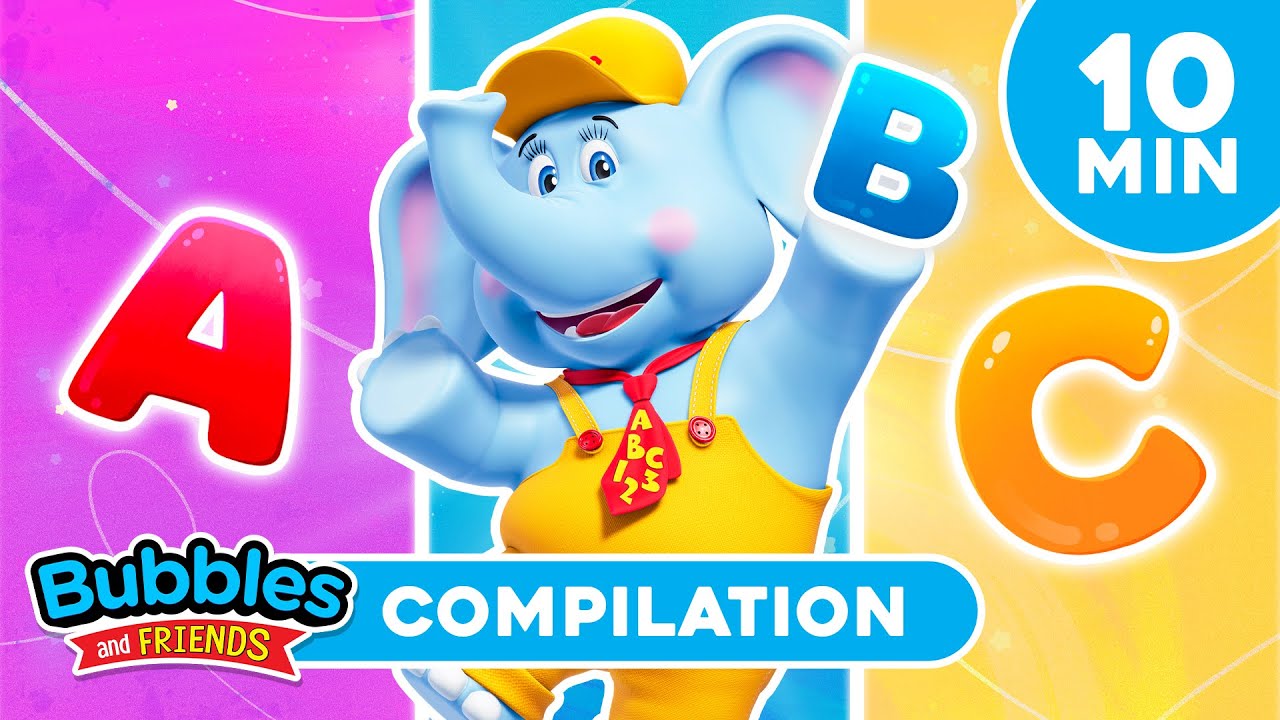 Letters and Phonics Compilation | Fun Phonics Songs with Bubbles and ...