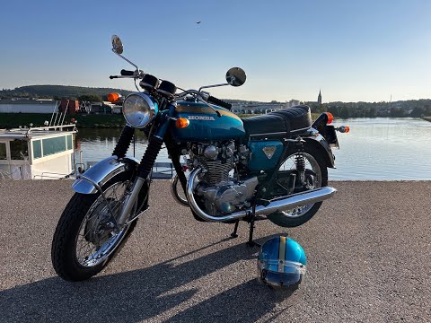 Honda CB450K1 1971 restoration finished - YouTube