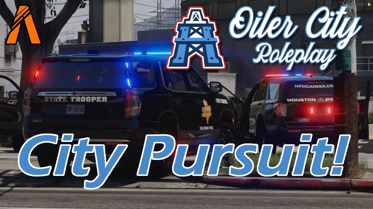 City Pursuit in a Texas FiveM Server - YouTube