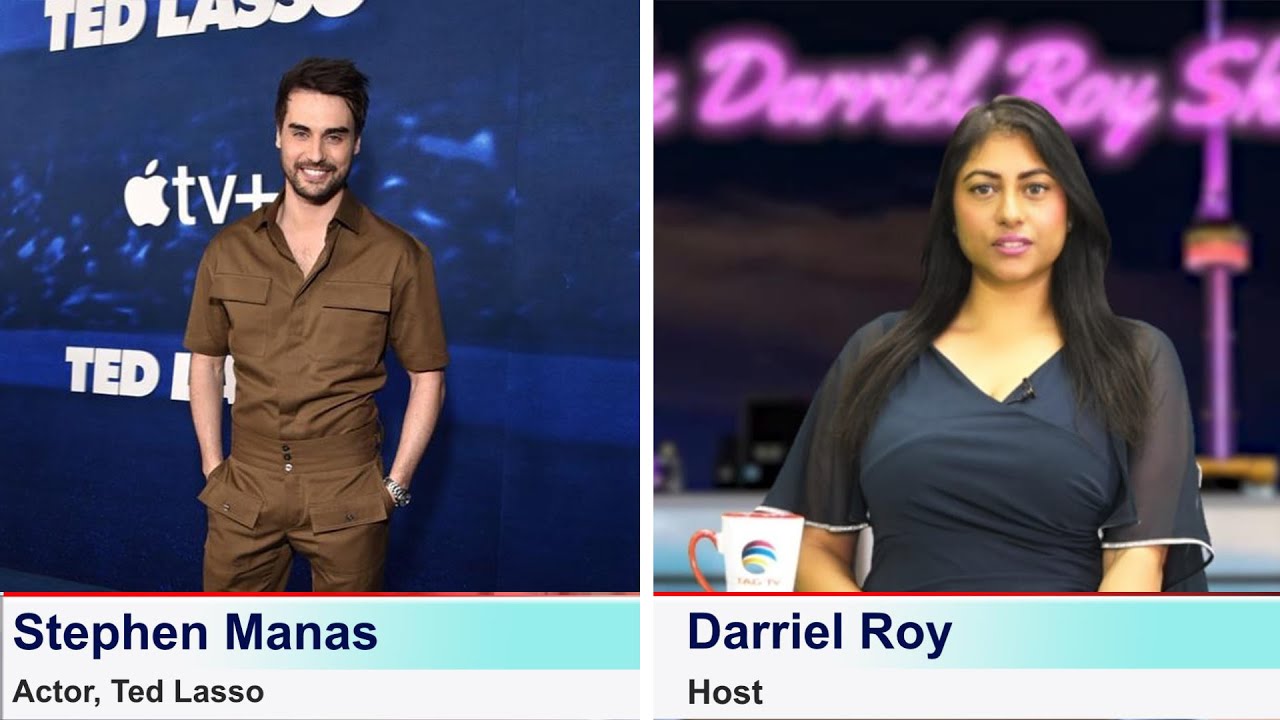 The Darriel Roy Show - Ted Lasso actor, Stephen Manas #tedlassoseason # ...