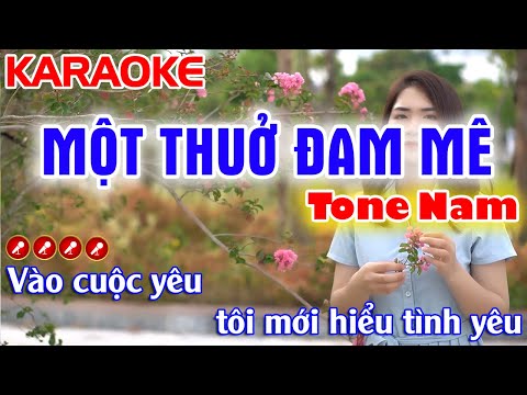 Một Thuở Đam Mê Karaoke Nhạc Sống Tone Nam ( Cm ) - Tình Trần Organ