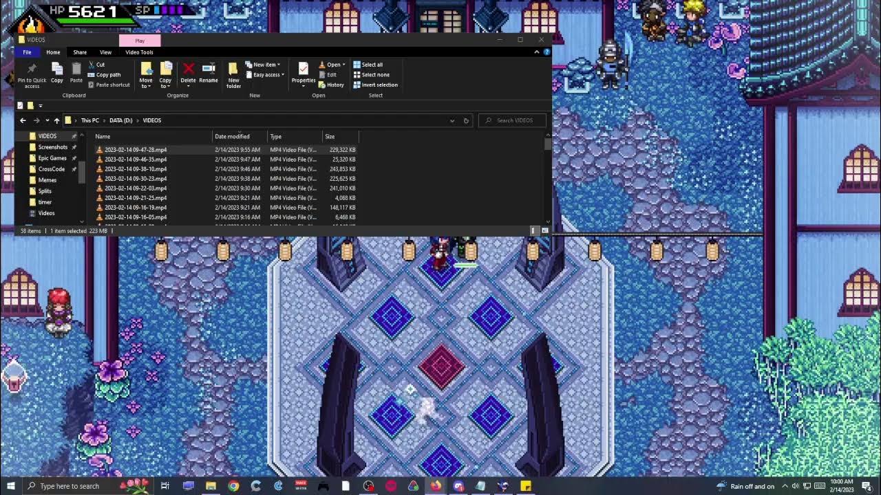 Crosscode Level 99 Speedrun Testing Youtube