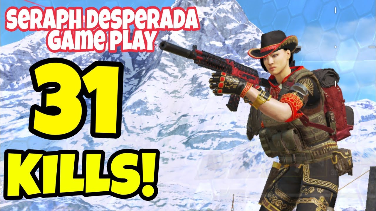 SERAPH DESPERADA GAMEPLAY / SOLO VS SQUAD / CALL OF DUTY MOBILE ...