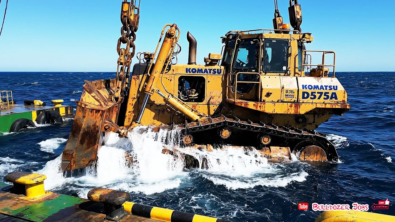 Incredible Rescue! Dozer Abandoned Condition Under Seabed | ASMR Full ...