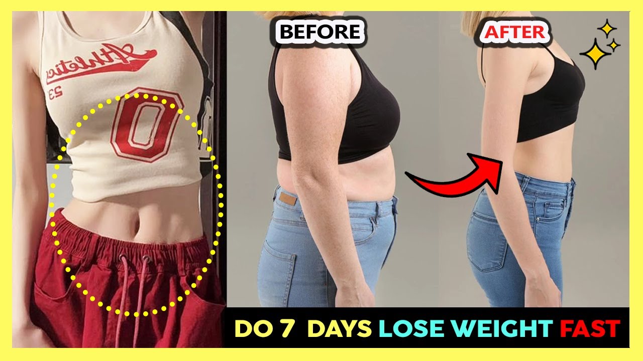 JUST DO THIS 7 DAYS | Lose Weight Fast, Burn Fat & Reduce Belly Fat ...