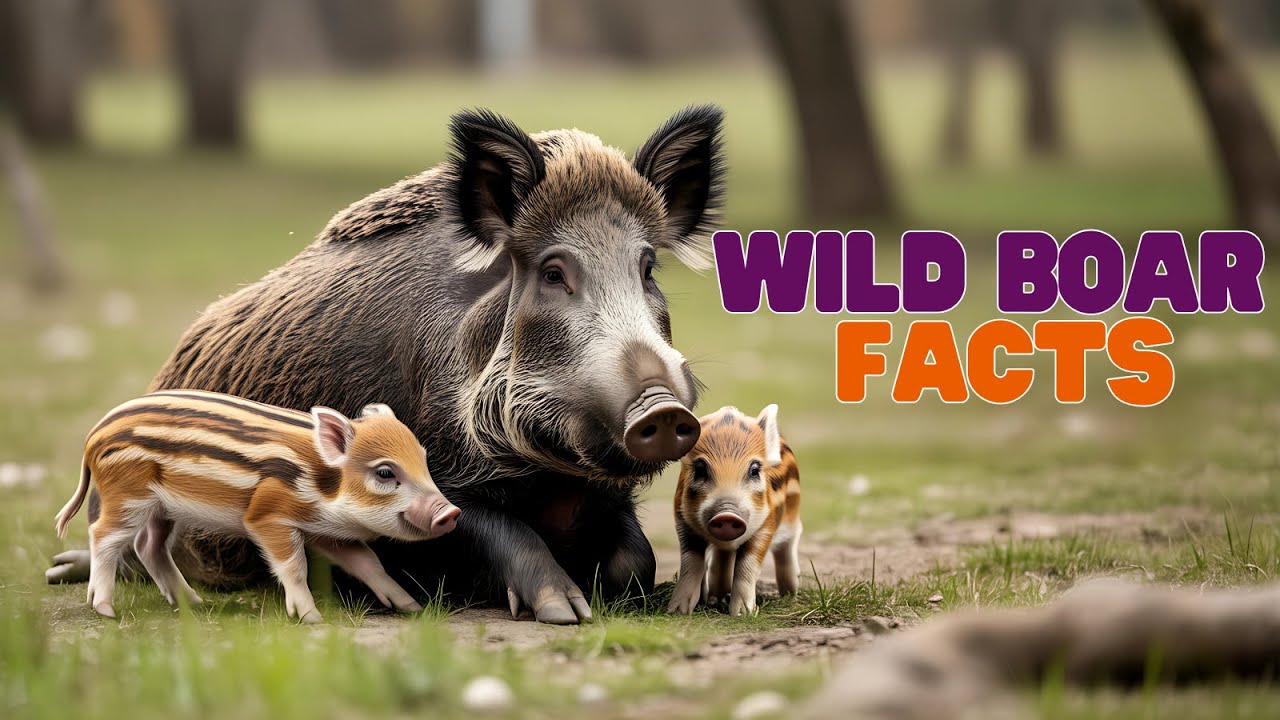 Amazing Wild Boar Facts for Kids - YouTube