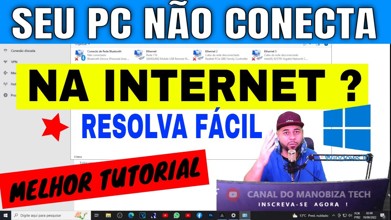 INTERNET CONECTADA MAS NAO NAVEGA ? APRENDA COMO RESOLVER - YouTube