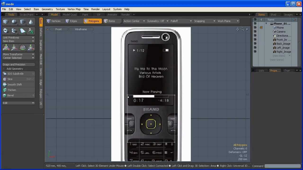 Cell Phone - Subdivision Surface Modeling Tutorial 1/8 - YouTube
