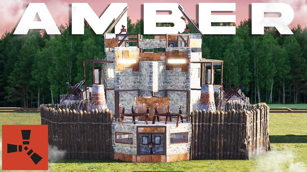 The Amber - EXTREMELY DEFENDABLE and SECRURE Rust Base Design┃Solo/ Duo ...