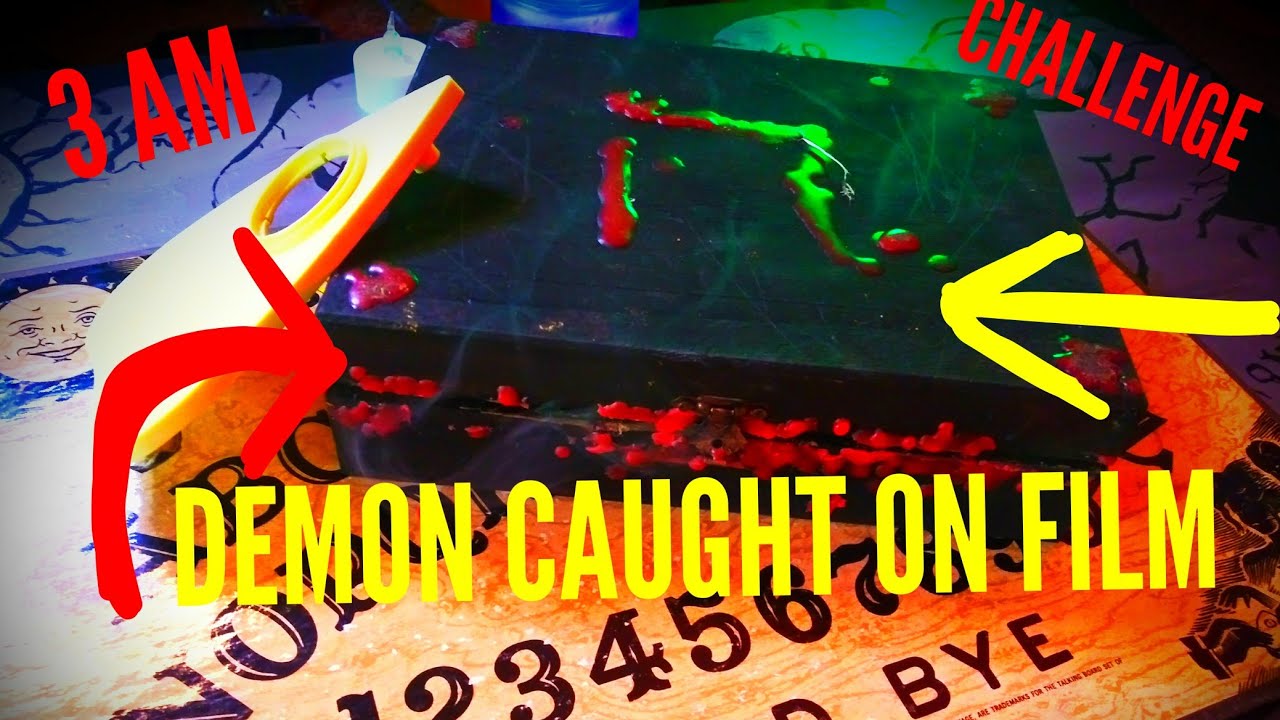 3am CHALLENGE! DEMON CAUGHT ON CAMERA! 📷 - YouTube