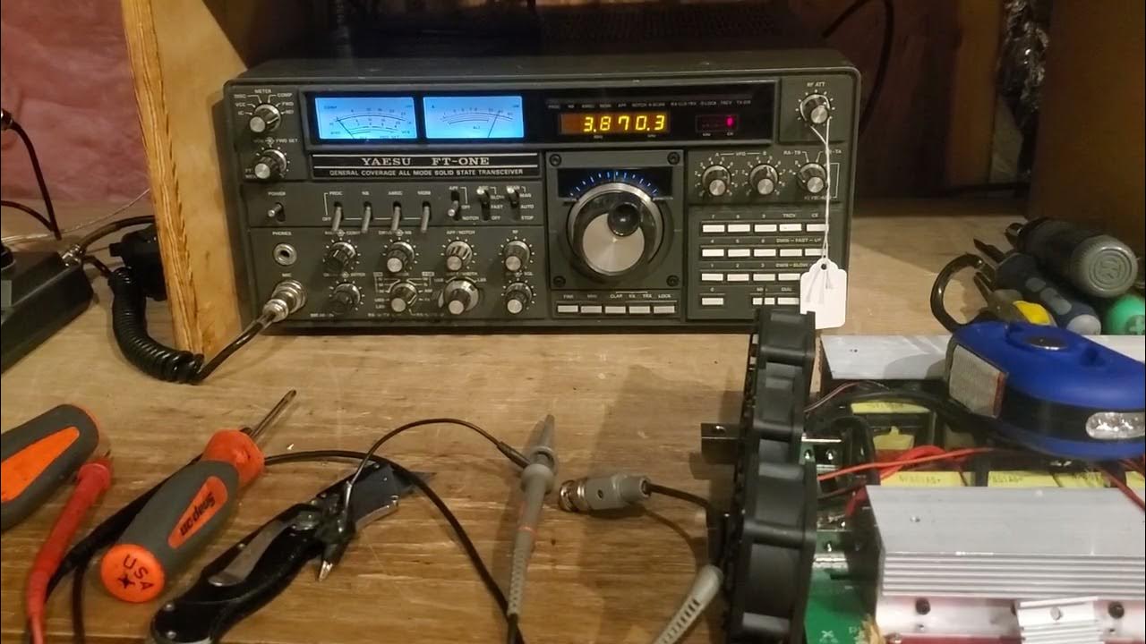 AM on 80m ft-one yaesu ami net - YouTube