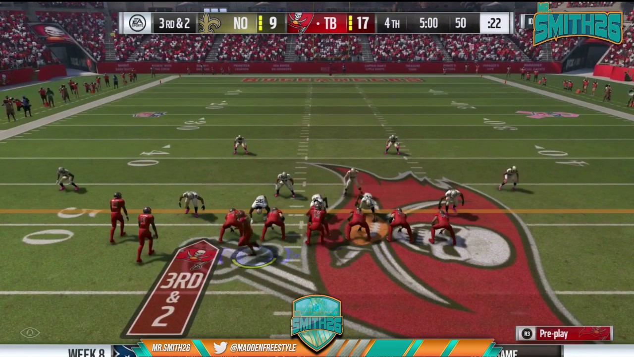 Madden 17 Tips | Singleback Tight Doubles | HB Stretch - YouTube
