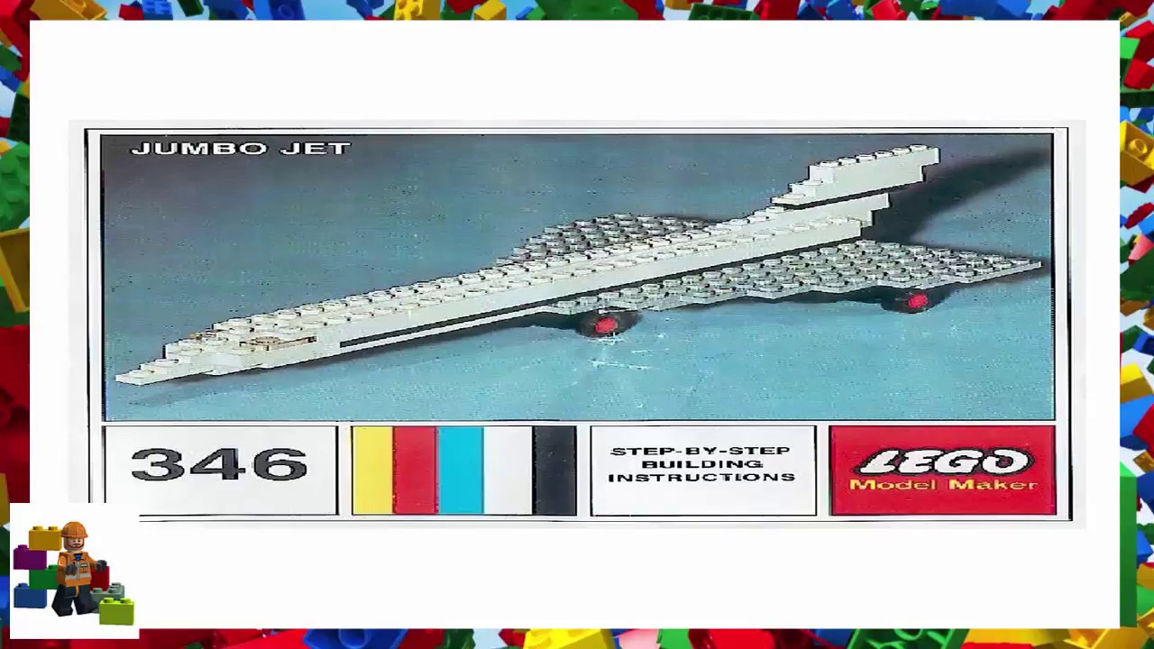 LEGO instructions - Samsonite - Model Maker - 346 - Jumbo Jet - YouTube