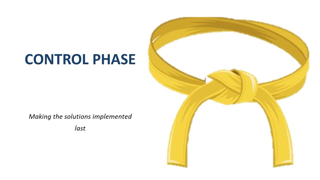 Lean Six Sigma Yellow Belt Control Phase - YouTube