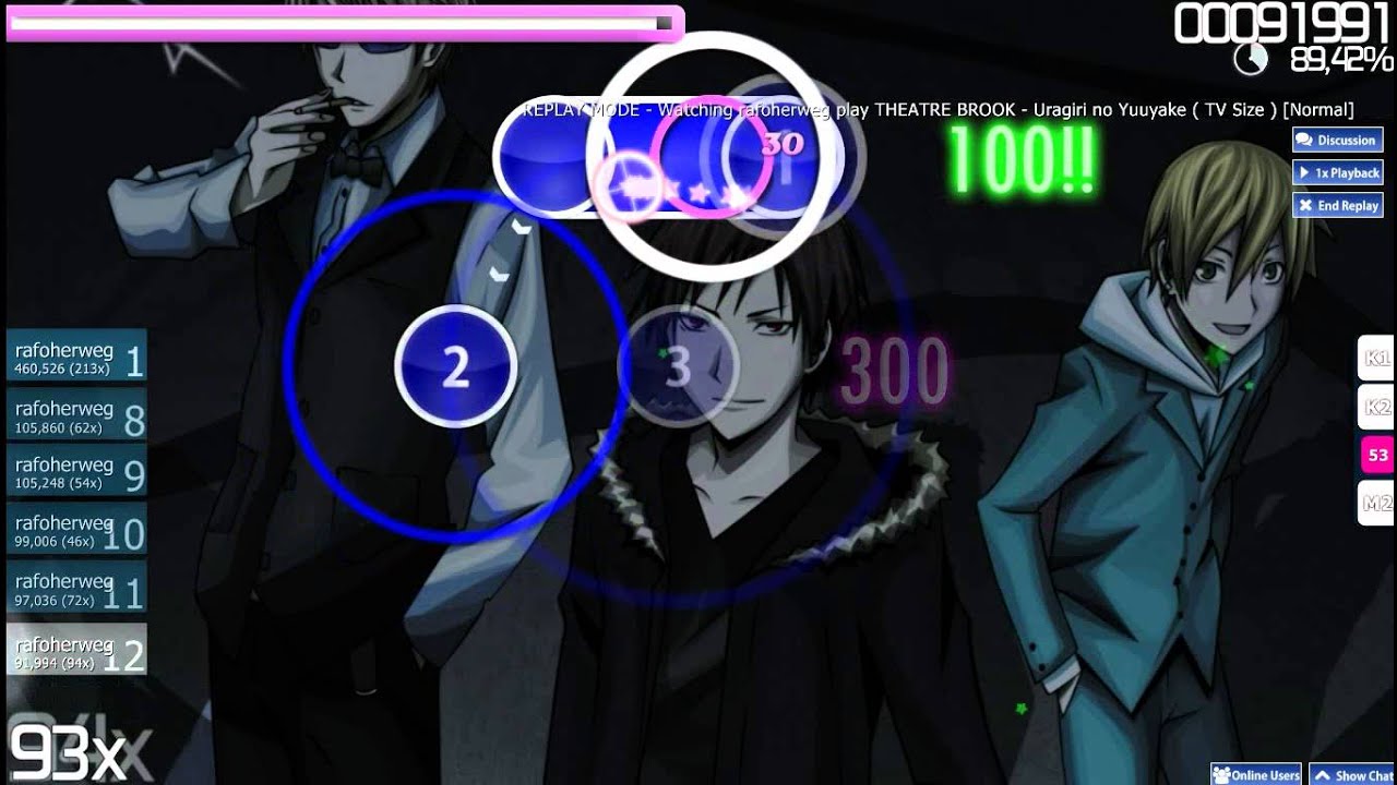 Osu! Minimalist skin. - YouTube