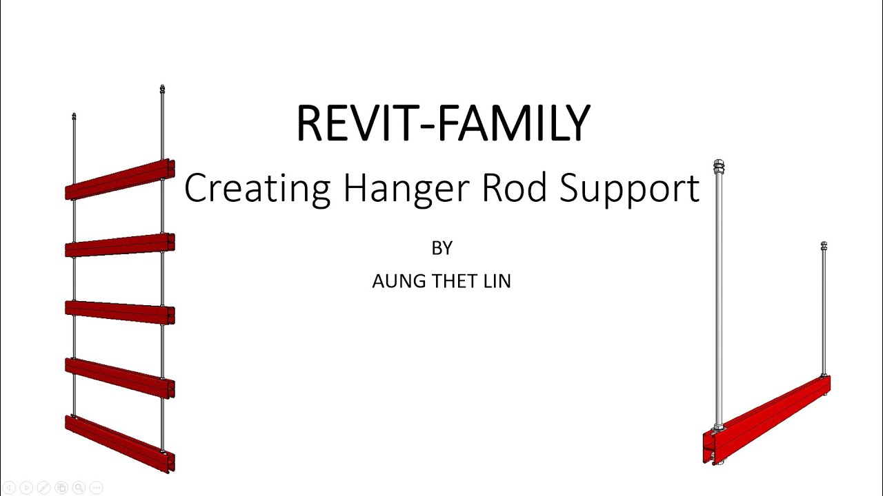 Revit-Family Creation: Hanger Rack Support - YouTube