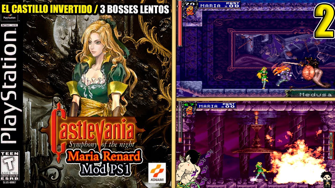 Castlevania - Symphony of the Night (Maria PS1 Mod) Ep.-02 EL CASTILLO ...