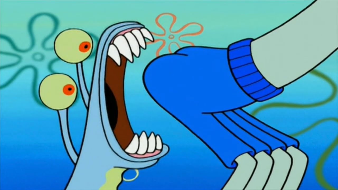 Spongebob - Gary beißt Thaddäus Arsch | Bosslimo - YouTube