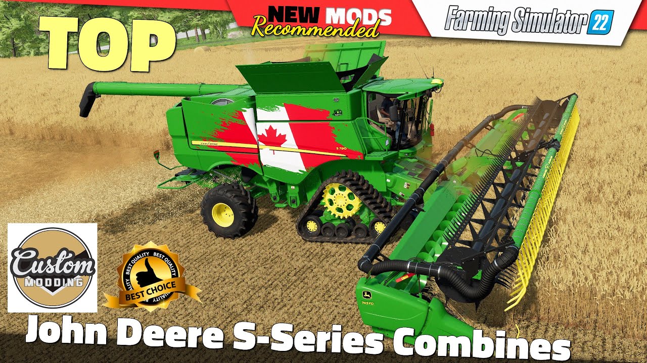 FS22 | John Deere S-Series Combines (by Custom Modding) - Farming ...