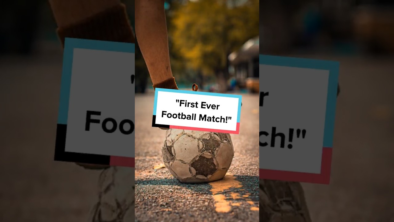 "First Ever Football Match - Scotland vs England 1872" - YouTube