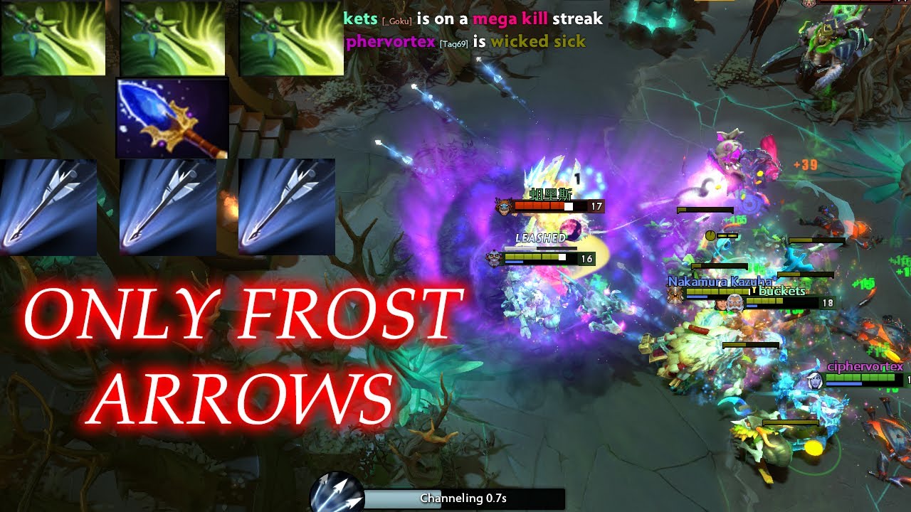 DOMINATING WITH " DROW RANGER " // DOTA 2 GAMEPLAY - YouTube