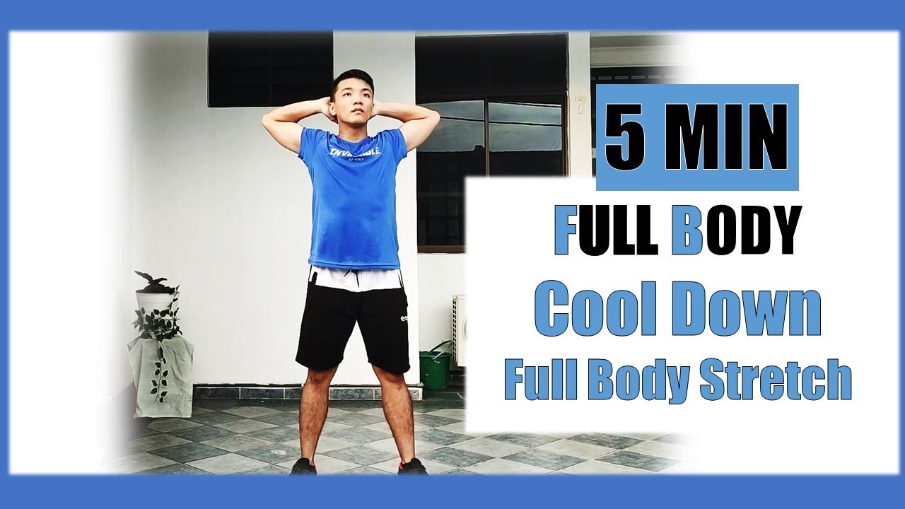 5 Minute Full Body Stretch. A very good stretch that you can do after a ...