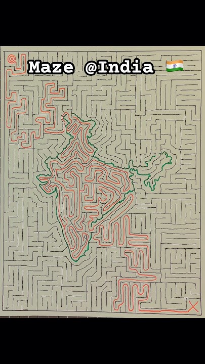 Maze Countries #3 #maze #india #bharat #mindfullness #art # ...