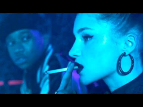 Flavie Delangle smoking cigarette  🚬