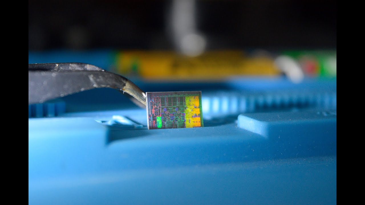 Creating Intel CPU die shot without the need for sanding - YouTube