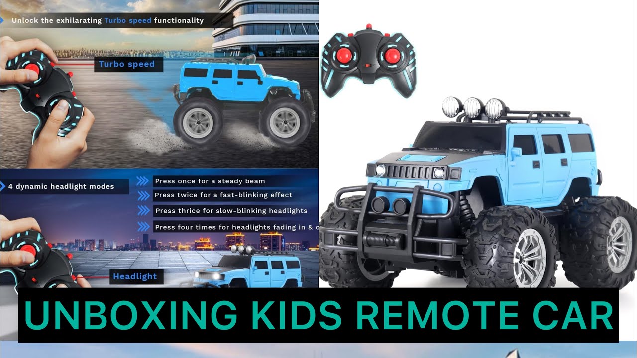 UNBOXING POPSUGAR OFF ROADER RECHARGEABLE REMOTE CONTROL MONSTER ...