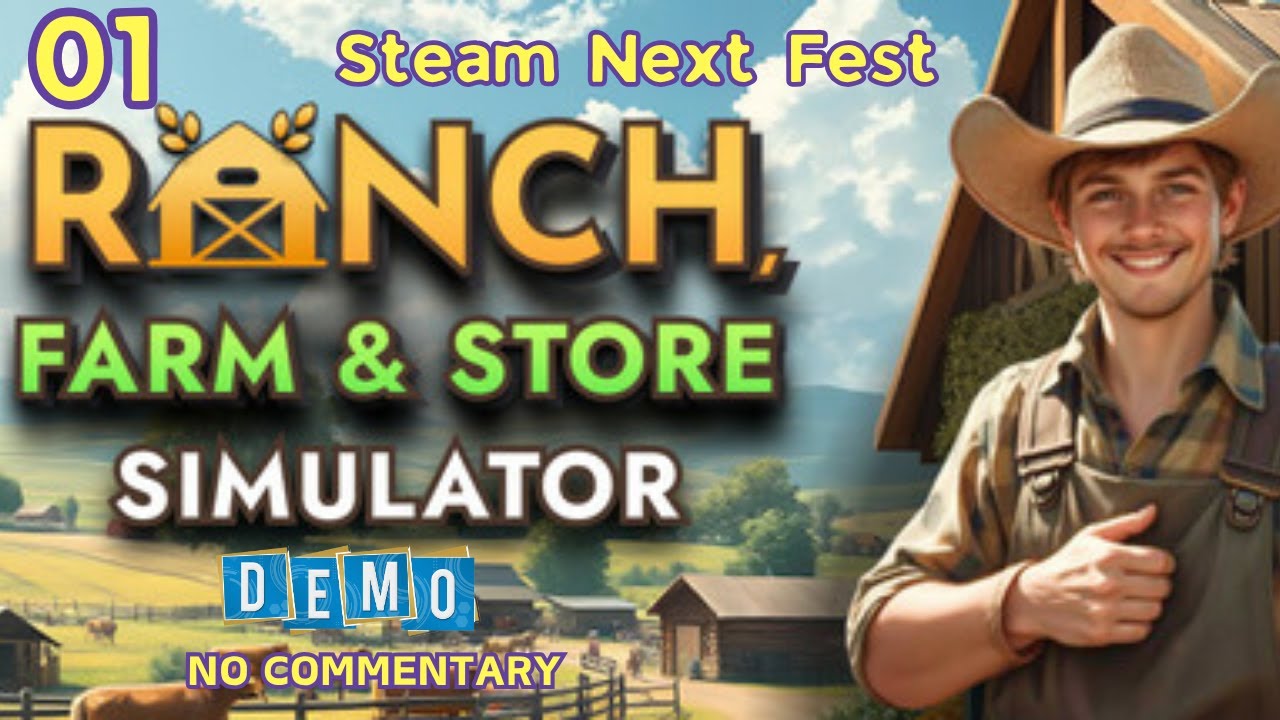 Living the ranch life! Ranch Farm & Store Sim (demo) | Ep. 1 - YouTube