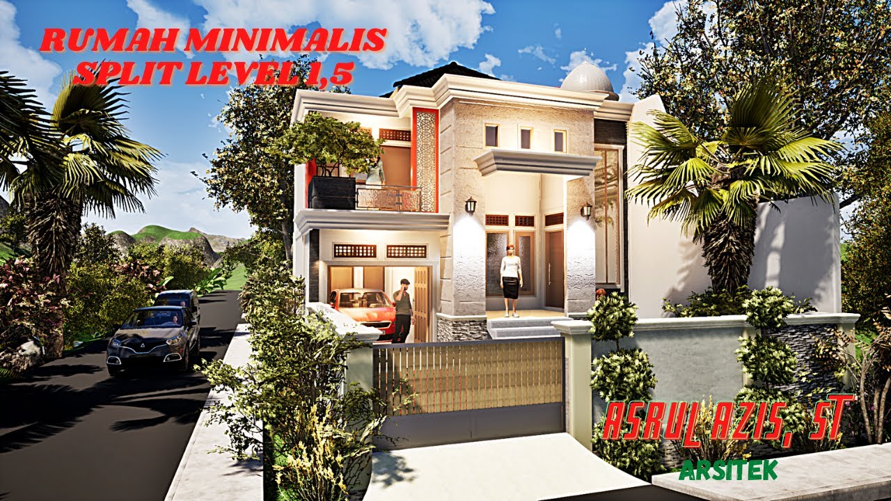 Rumah Minimalis Split Level 1,5#Recomended - YouTube