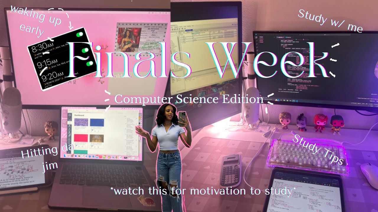PRODUCTIVE FINALS WEEK 💻 (computer science student) *watch this for ...