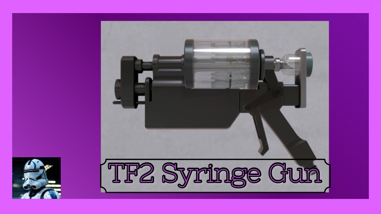 Drawing TF2 Syringe Gun - YouTube
