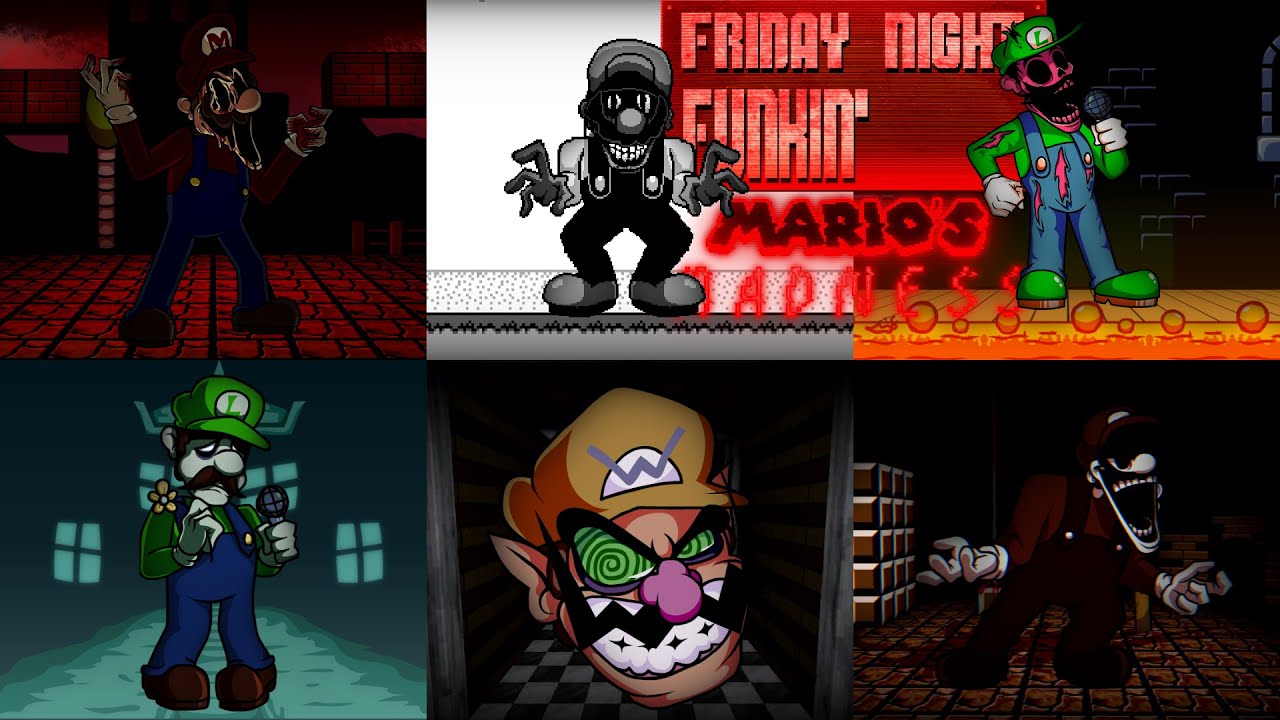 Mario's Madness - Friday Night Funkin' Mod - YouTube