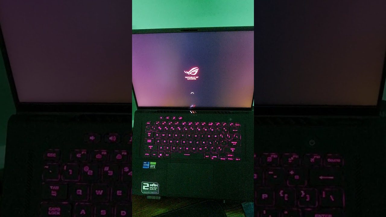 zephyrus m16 boot up issue??? - YouTube