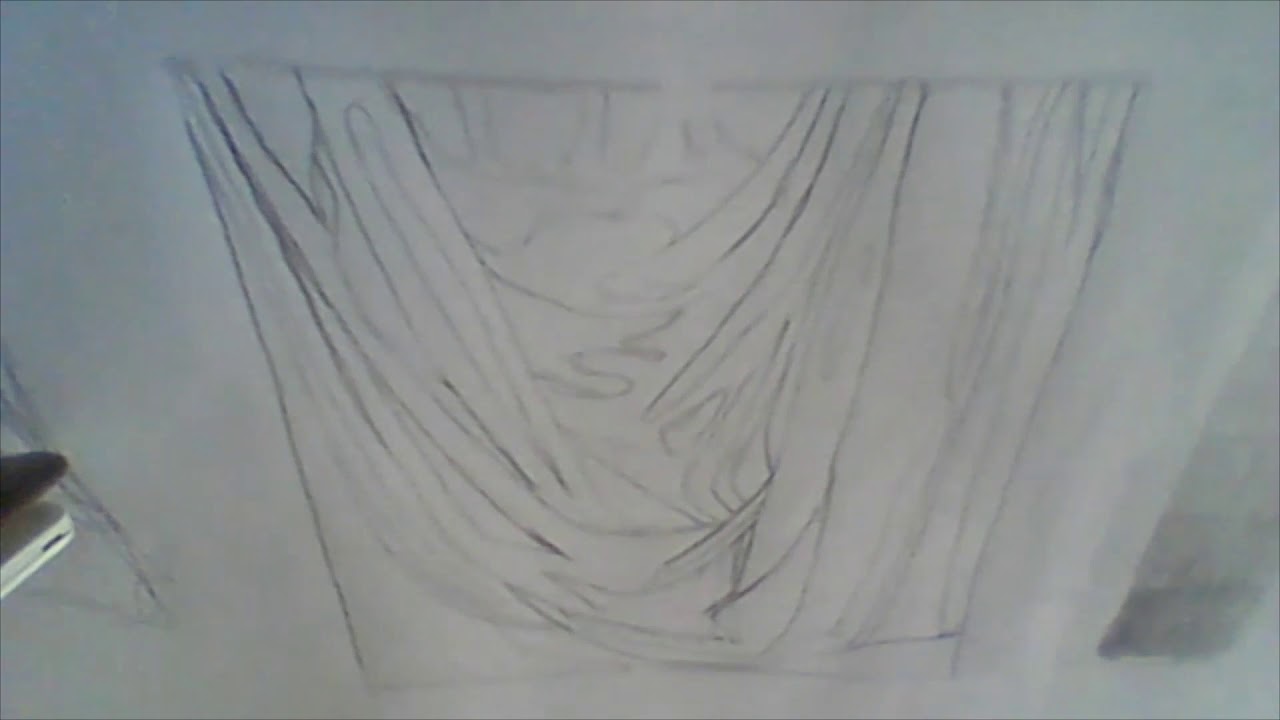 How to draw drapery and cloth - YouTube
