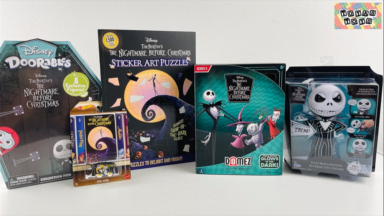Nightmare Before Christmas Disney Unboxing Toys Review l Jack ...