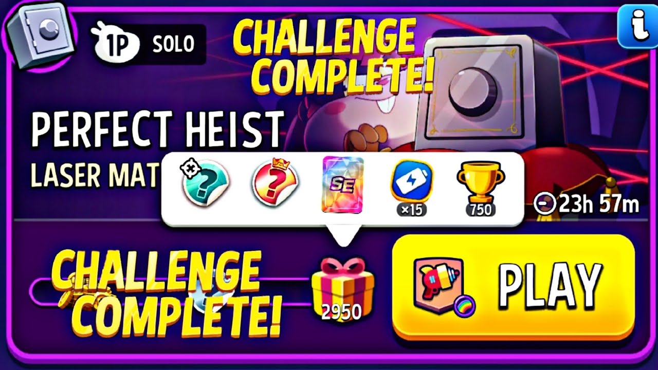 Laser Matches Rainbow Perfect Heist Solo Challenge | Match Masters Solo ...