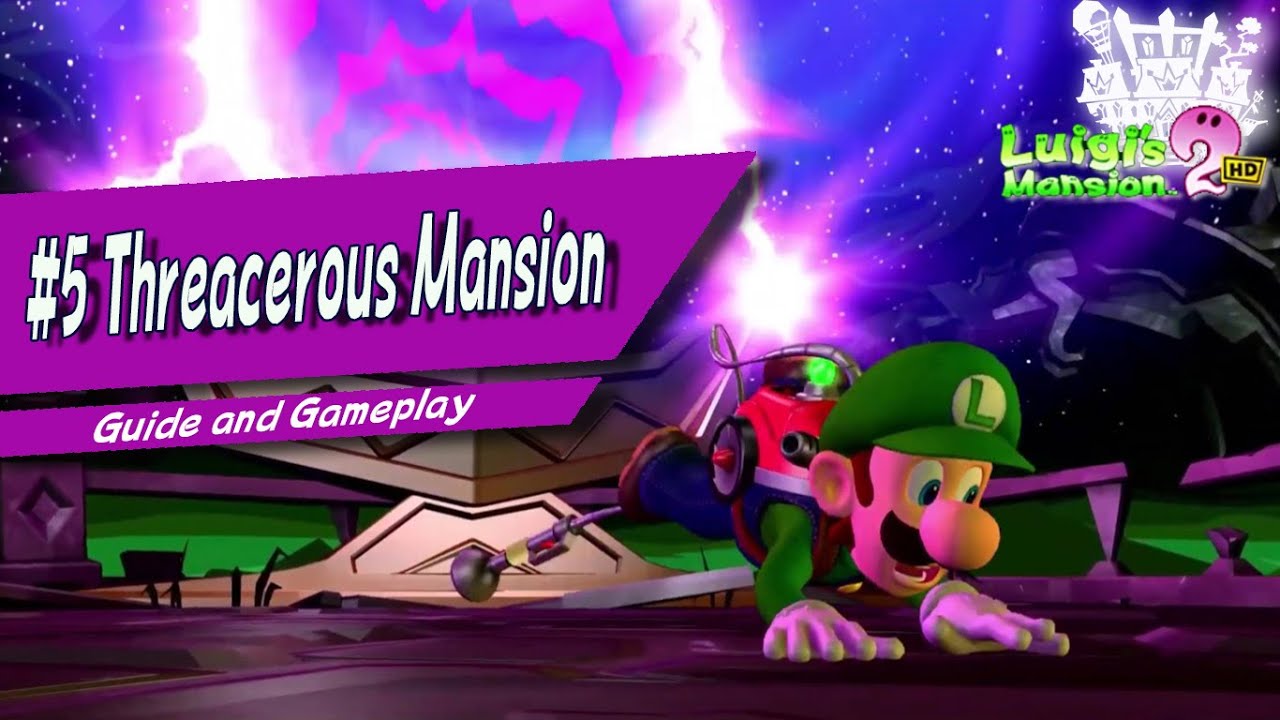 Luigi Mansion 2 HD - Treacherous Mansion #5 Gameplay and Walktrough ...