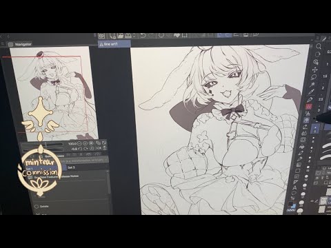 Working on CMS 🏻🐇🌙 [Draw with me 1 hours] - YouTube