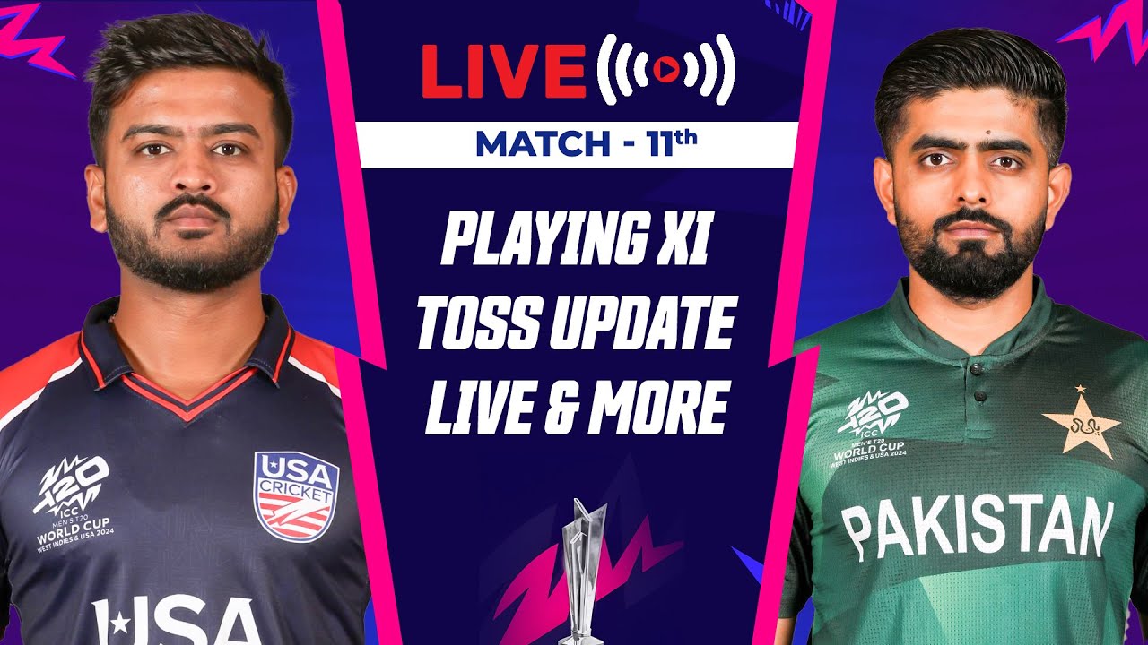 🔴T20 World Cup 2024: USA vs PAK | United States vs Pakistan Live | Who ...