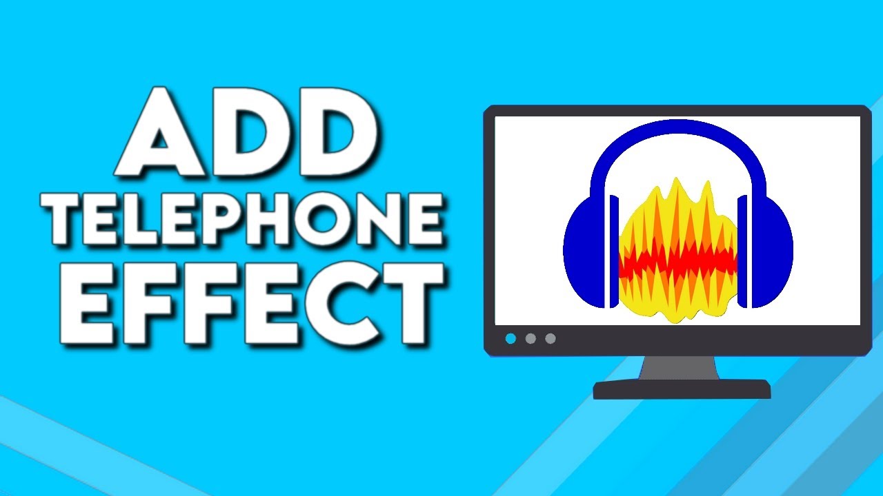 How To Add Telephone Voice Effect on Your Voice Audio on Audacity - YouTube