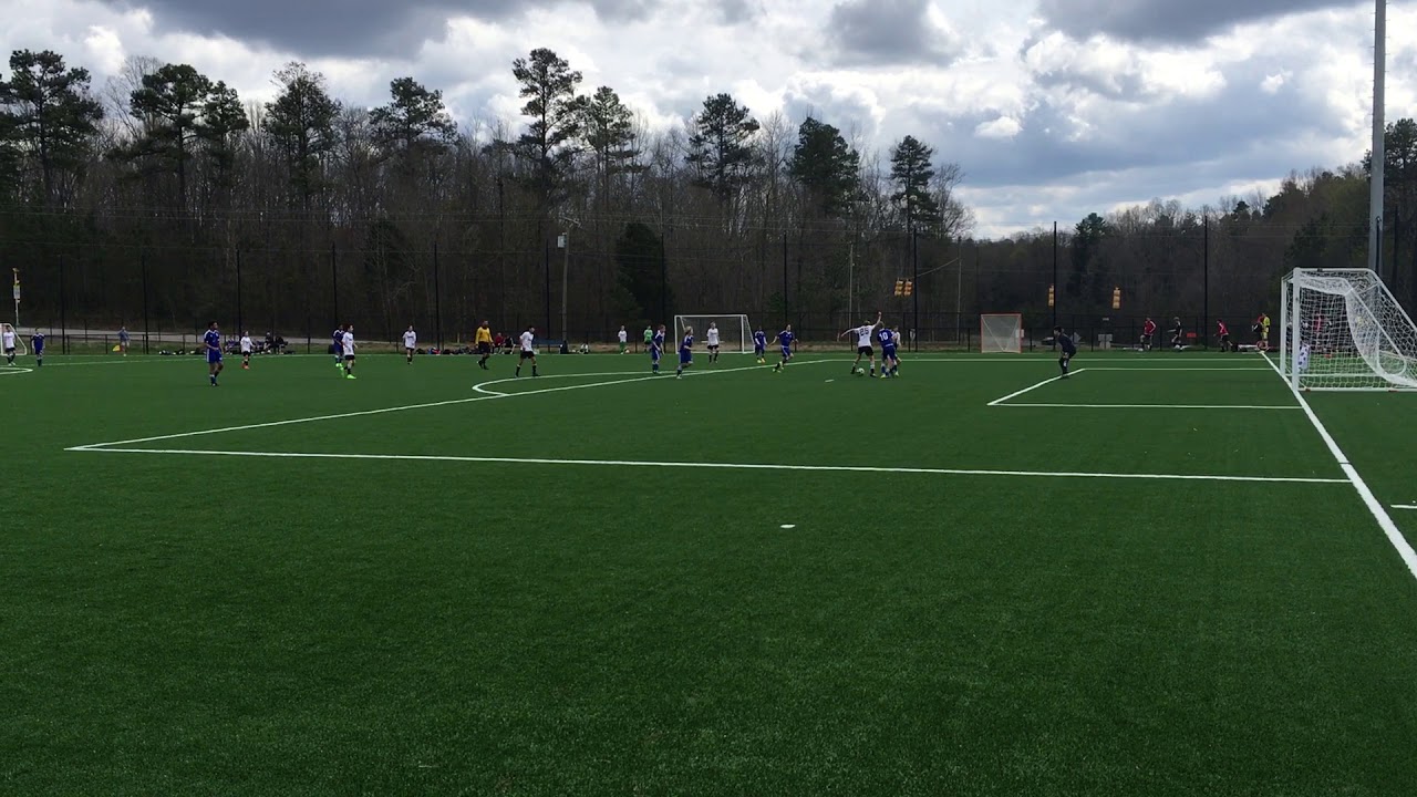 Ryan Chea's assist - forward through pass (U14 2017) - YouTube