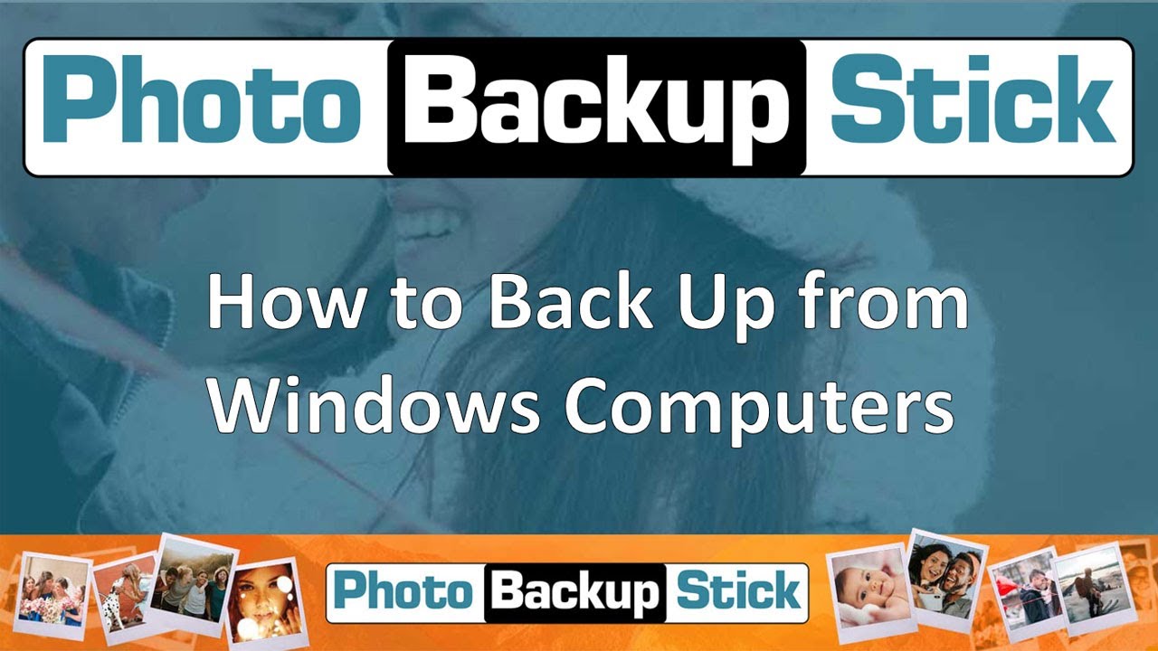 Photo Backup Stick - Backing Up from Windows Computers - YouTube