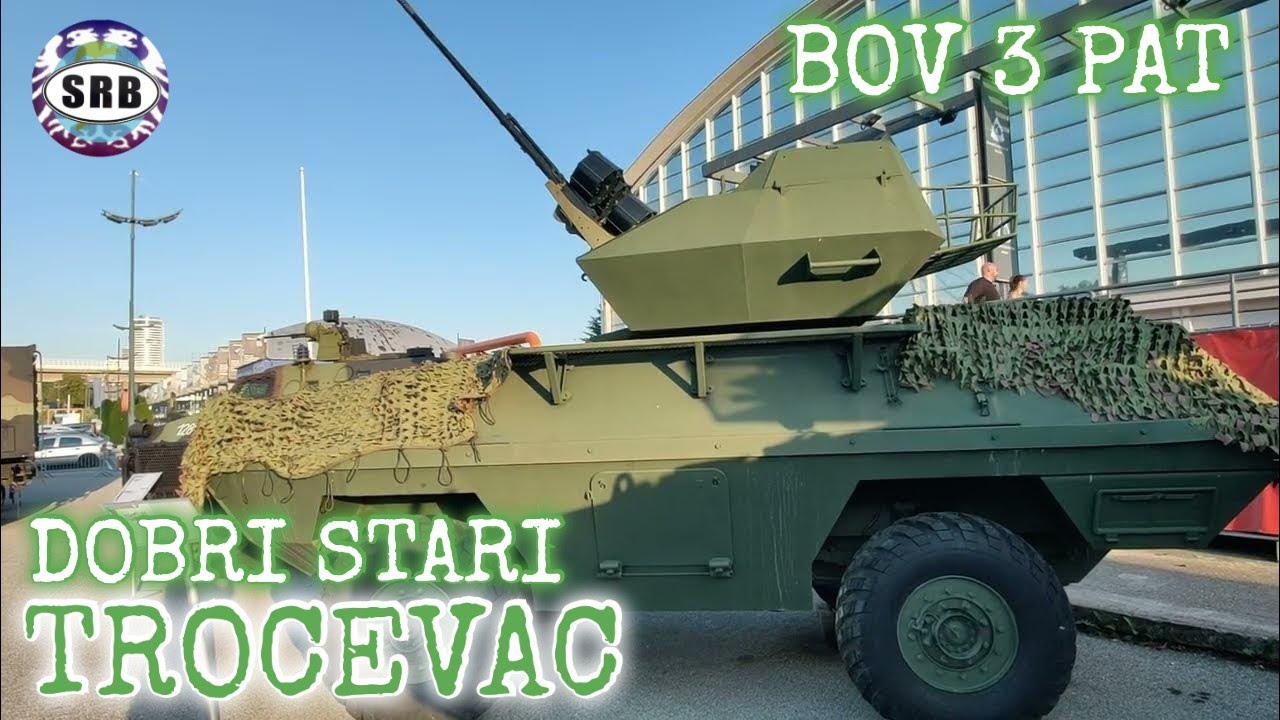 BOV 3 PAT Borbeno oklopno vozilo sa tri protivavionska topa "Trocevac ...