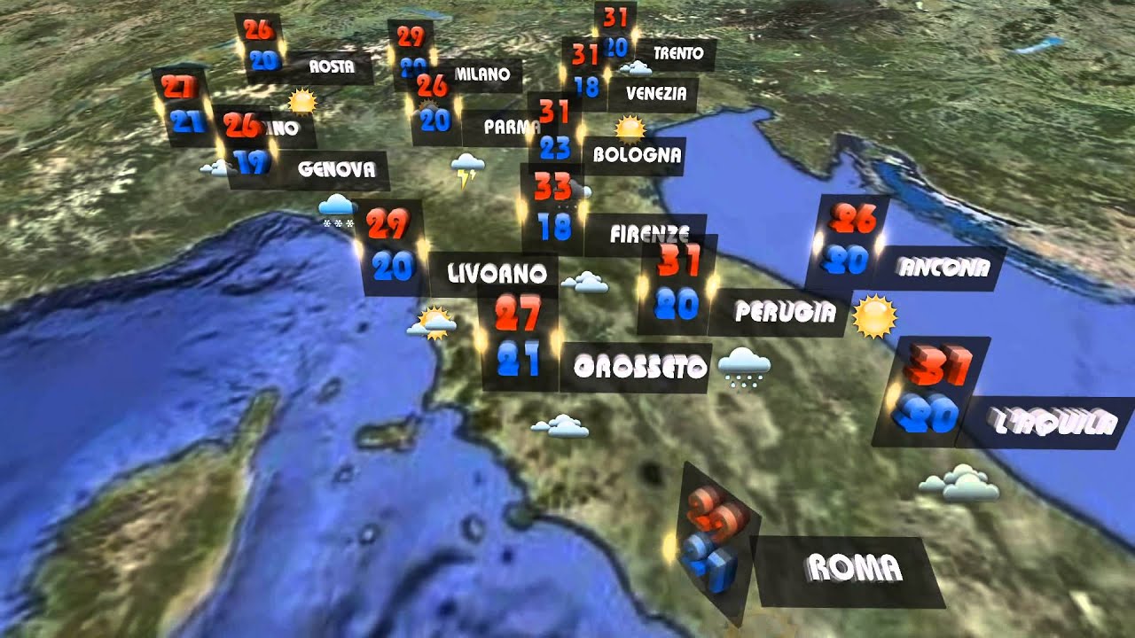 3D Weather Graphics Animation - YouTube